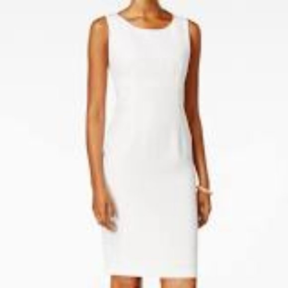Kasper | Dresses | Kasper Vanilla Ice Sheath Dress Nwt | Poshmark